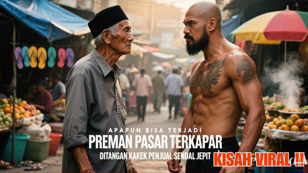 VIRALLL !!! PREMAN PASAR TERKAPAR DITANGAN KAKEK PENJUAL SENDAL JEPIT ...