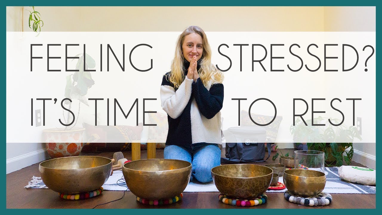 Rest and Destress Yourself - SOUND BOWL MEDITATION for Tranquility ...