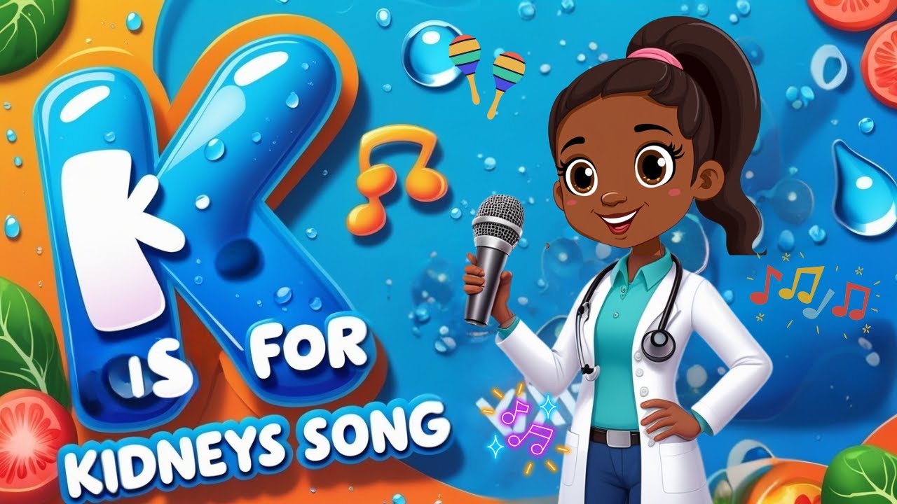 K is for Kidneys Song 💧 | Kids ABC Human Body Songs with Dr. Dee ...