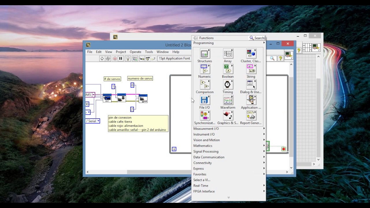 CONTROL DE SERVOMOTOR CON LABVIEW - YouTube