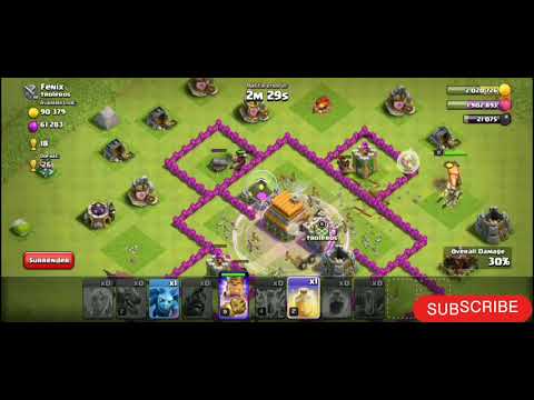 1st COC Attack Gameplay - YouTube