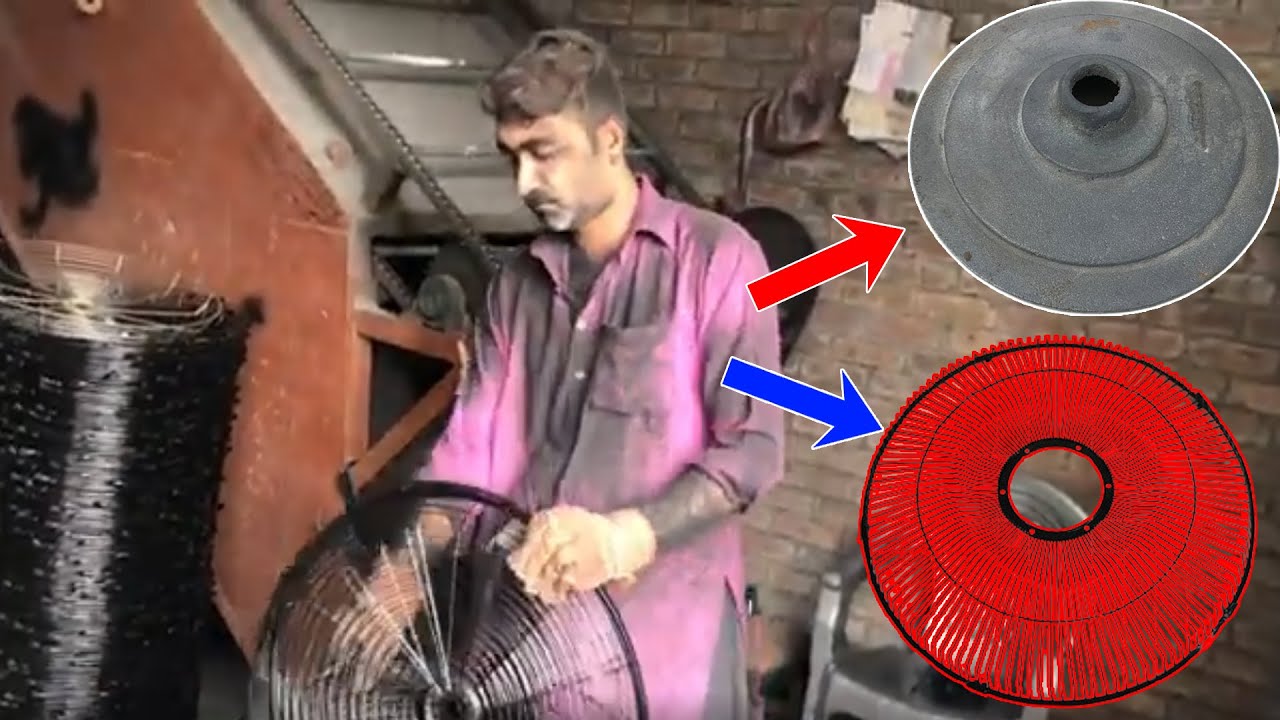Making of Stand Fan Cover | Stand Fan Base (foot) Making | Pure Skill ...