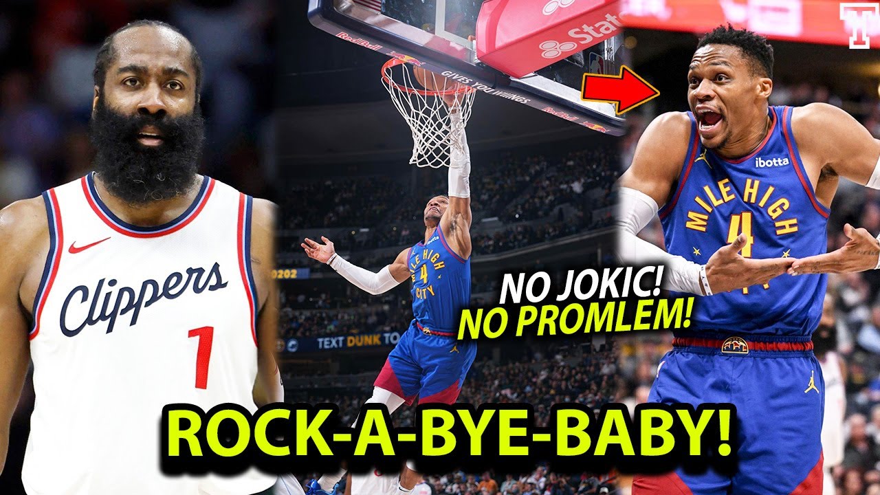 No nikola jokic! No problem! " Nag Rock a bye baby!" si Russell ...