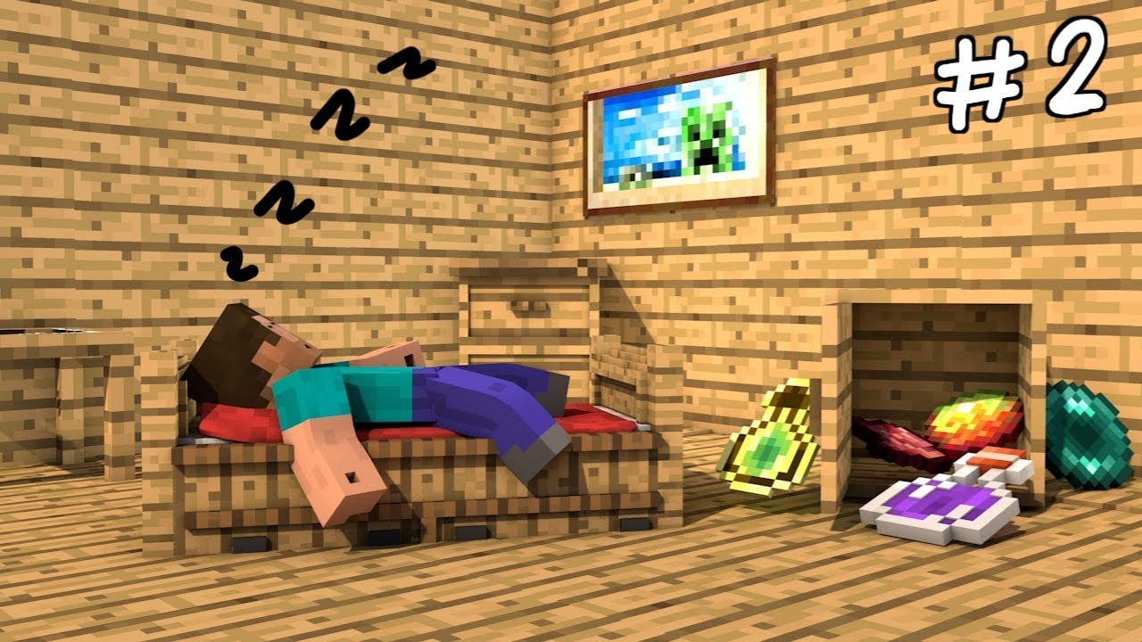 I'm so tired 😴(Minecraft Survival Series) EP2 - YouTube