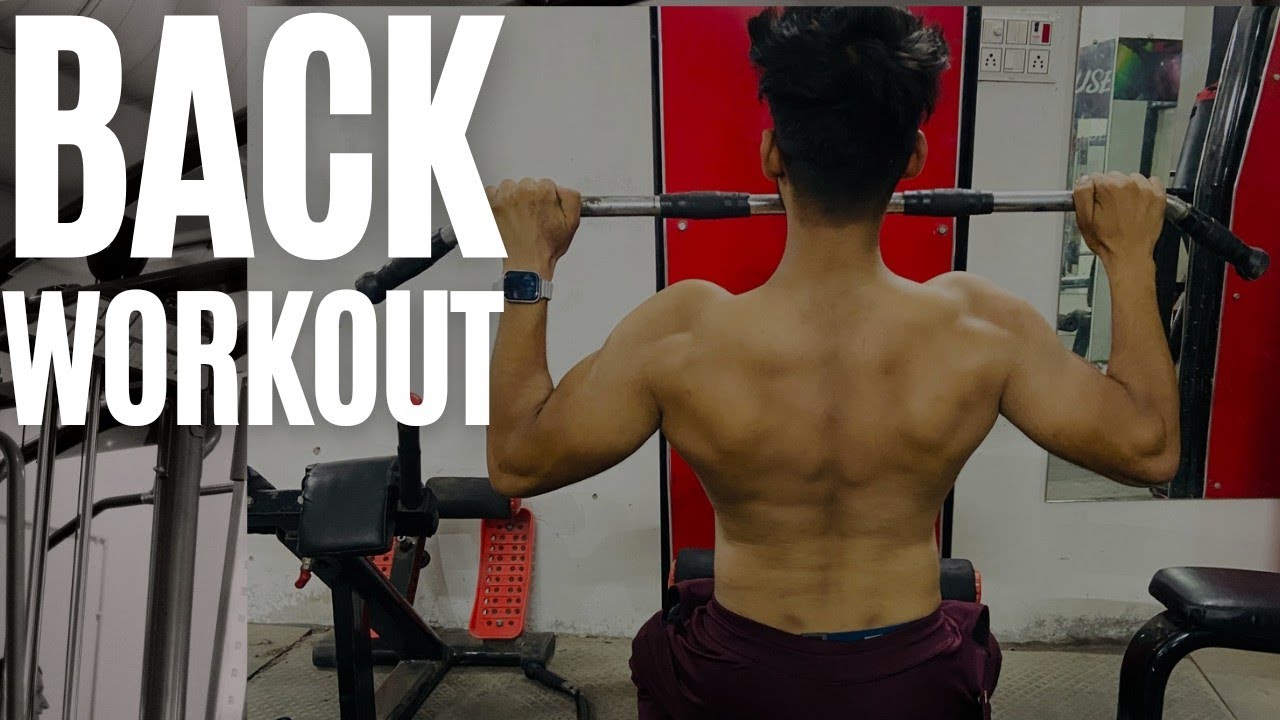 Full back workout for beginners... beginners ke lya back workout ...