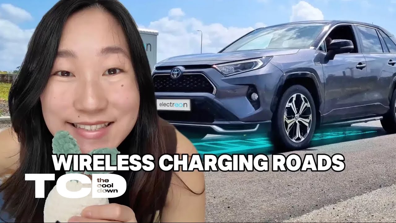 These high-tech roads wirelessly charge your car as you drive - YouTube