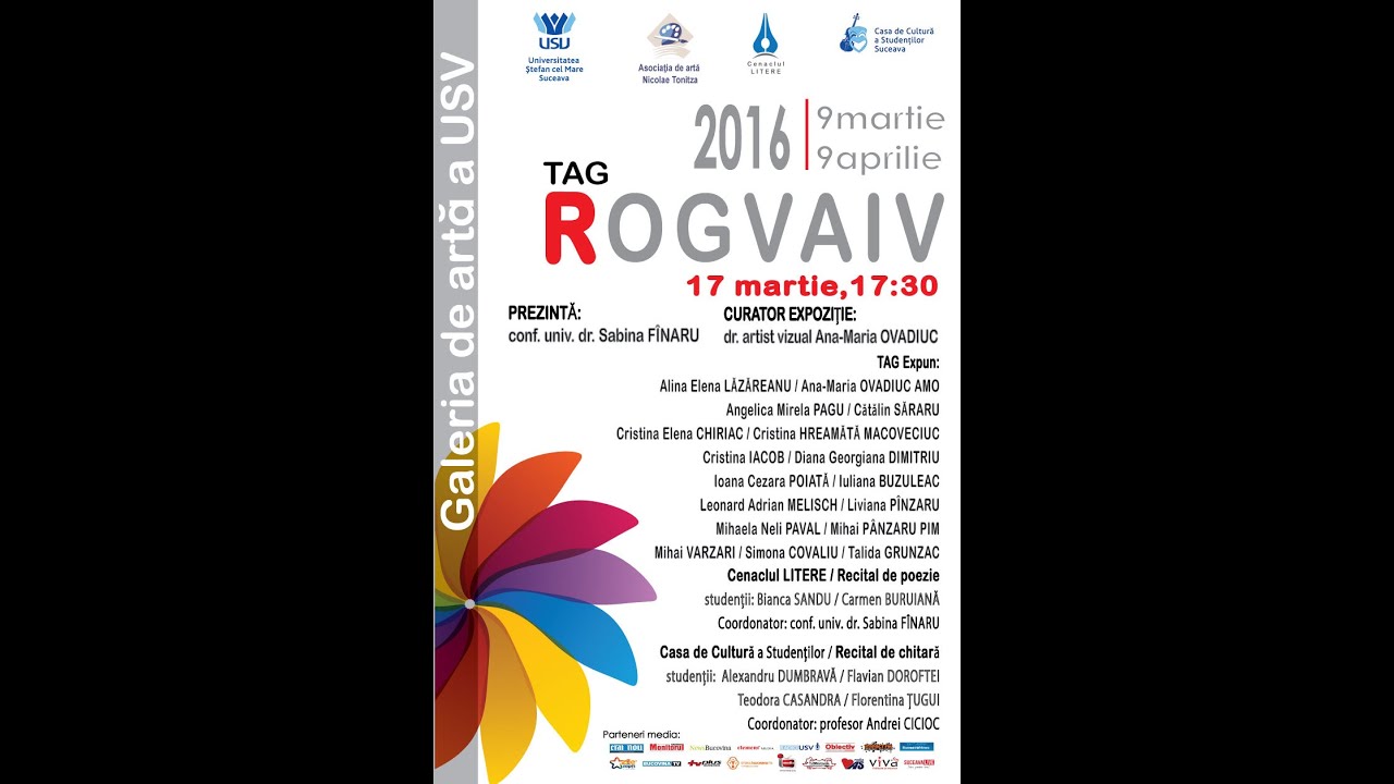 TAG ROGVAIV-R@USV partea I introducere si recital de poezie CL - YouTube