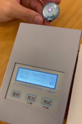 ion shield negative ion test -8000 ORP - YouTube