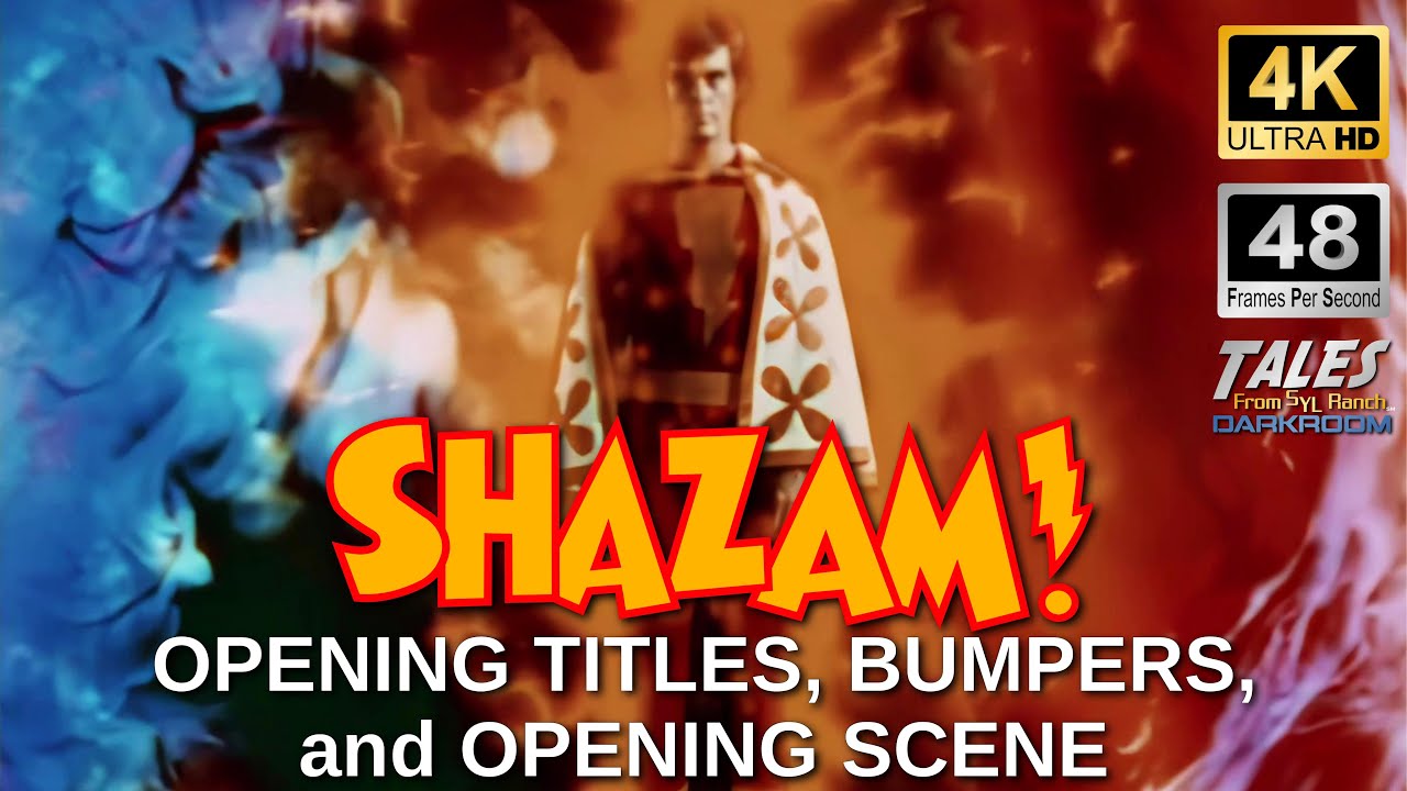SHAZAM! Opening Titles, Bumpers, and S01E01 Opening Scene (Remastered ...