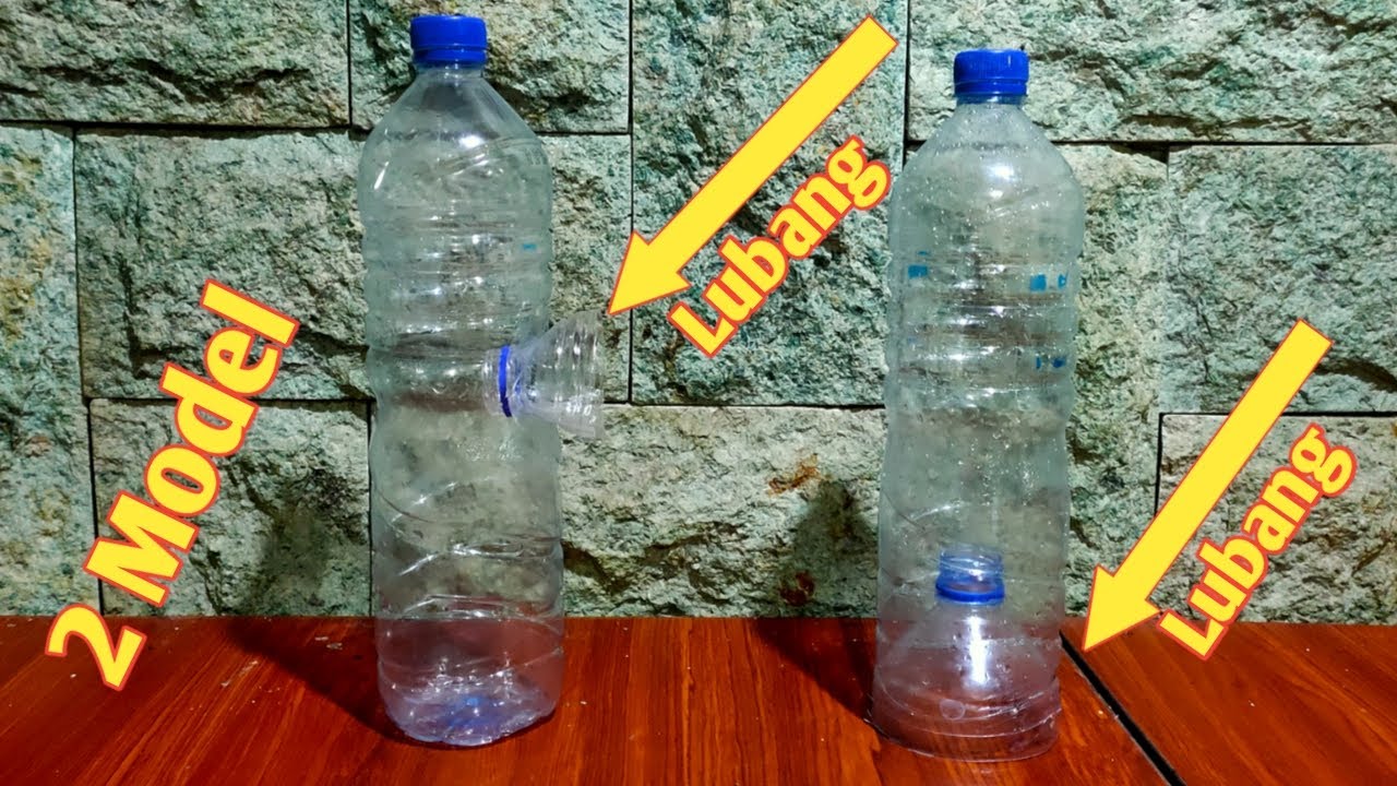 2 Cara membuat bubu / jebakan ikan dari botol bekas, mana yang kalian ...