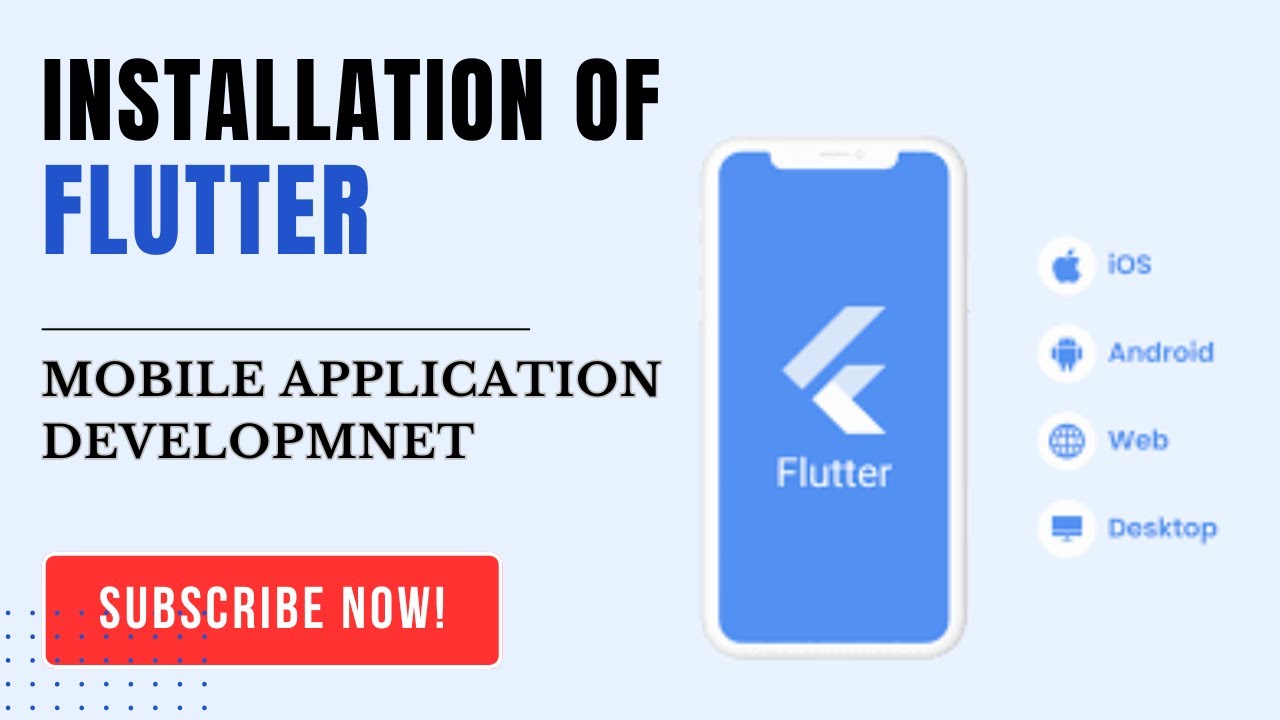 How to Install Flutter and Start Building Apps| Setup Flutter on Your ...