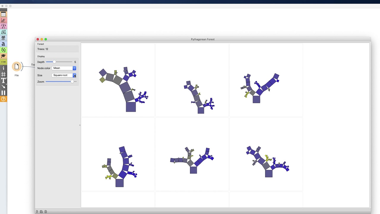 CART 11 Orange Random Forest Prediccion - YouTube