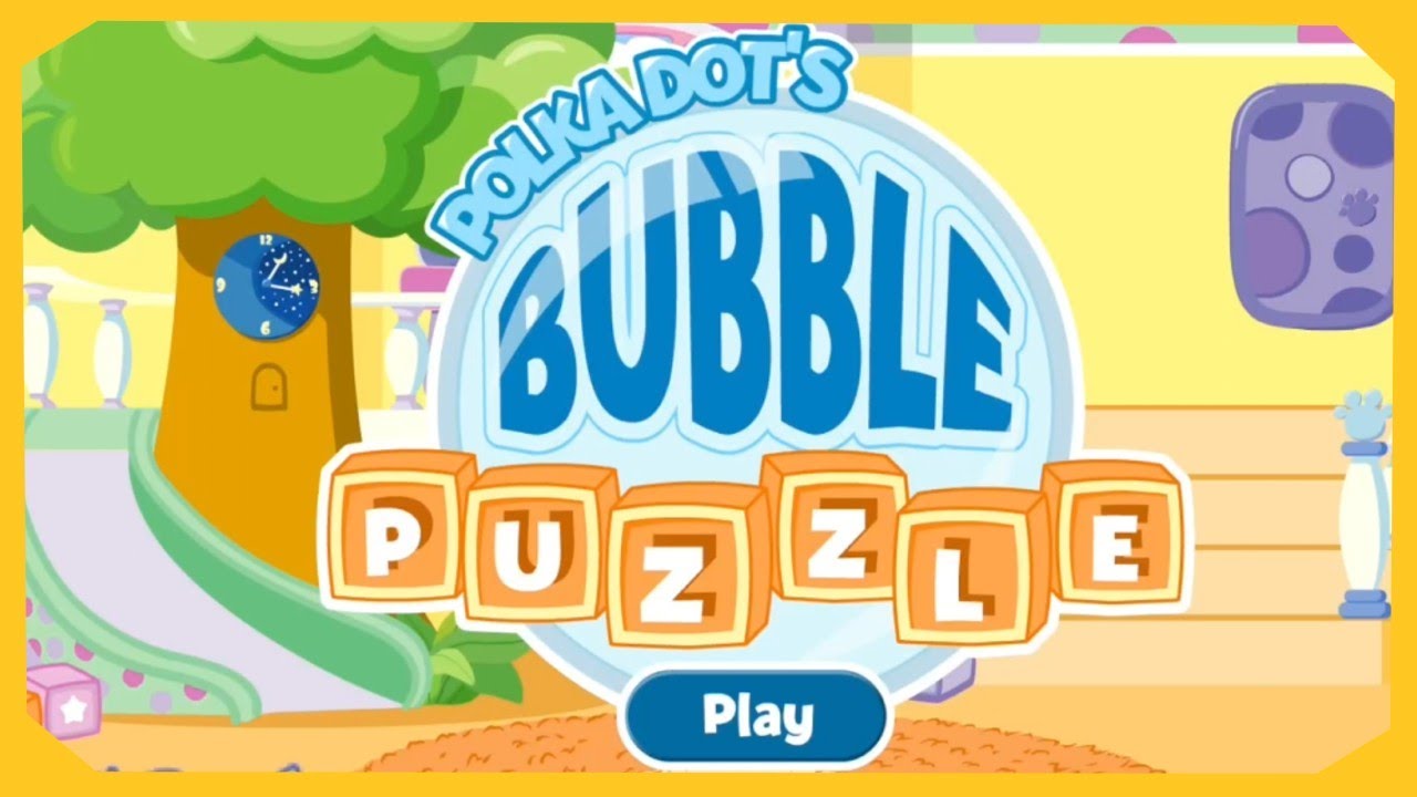 Blue's Clues Blue's Room: Polka Dot's Bubble Puzzle Gameplay (Browser Game) - YouTube