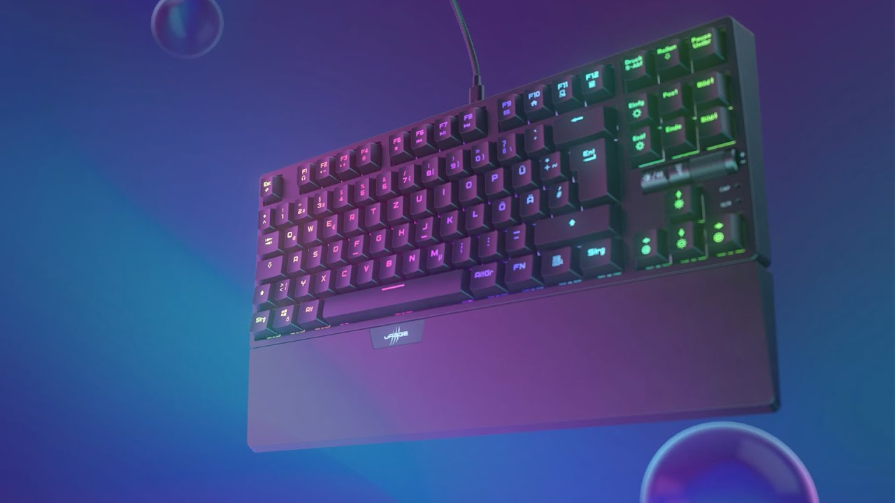 uRage "Exodus 860 Mechanical" Gaming-Keyboard | ENGLISH - YouTube