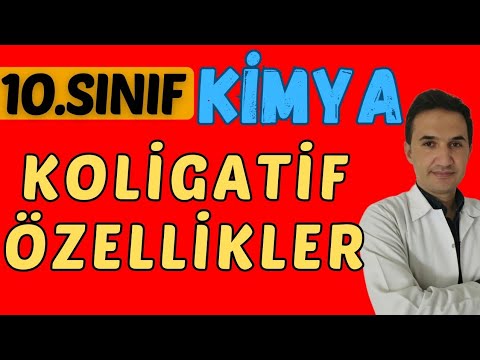 10. SINIF KİMYA + PDF 💥 | KOLİGATİF ÖZELLİKLER | ERSEN ELGÜN  #kimya #kimya10 #10kimya #koligatif