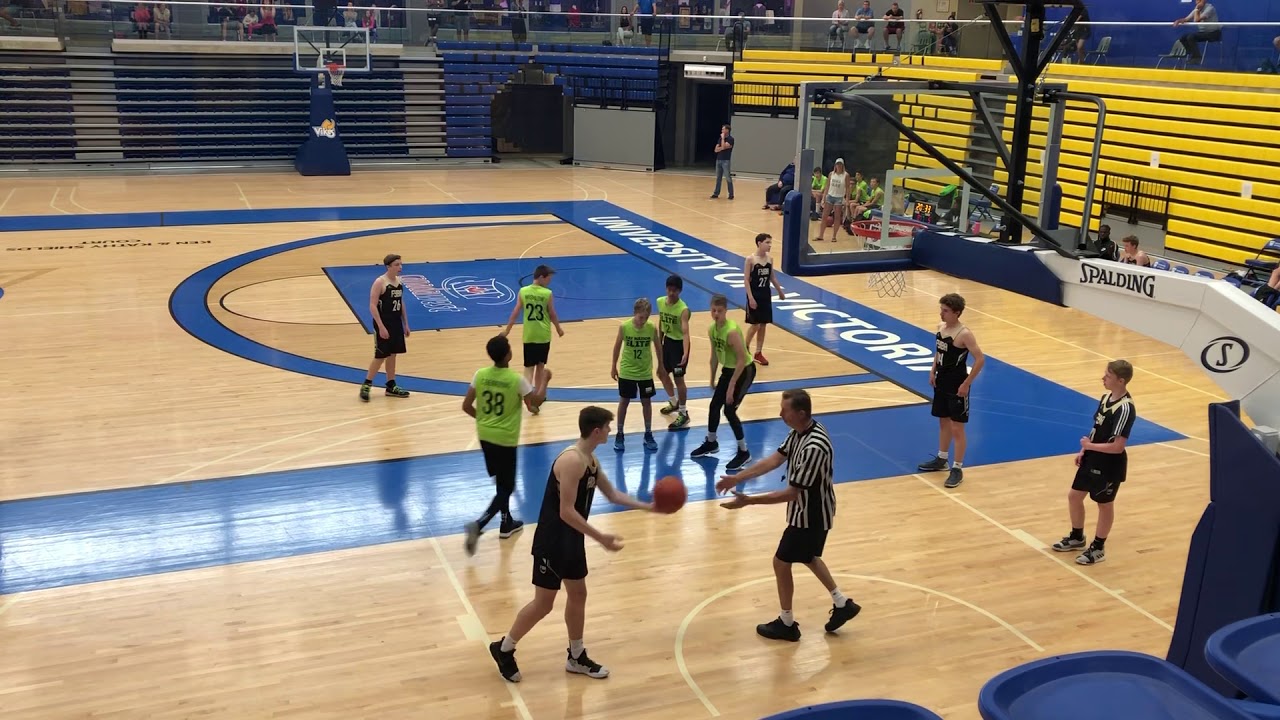 2019-06-02 Wyatt basketball game two basket one - YouTube