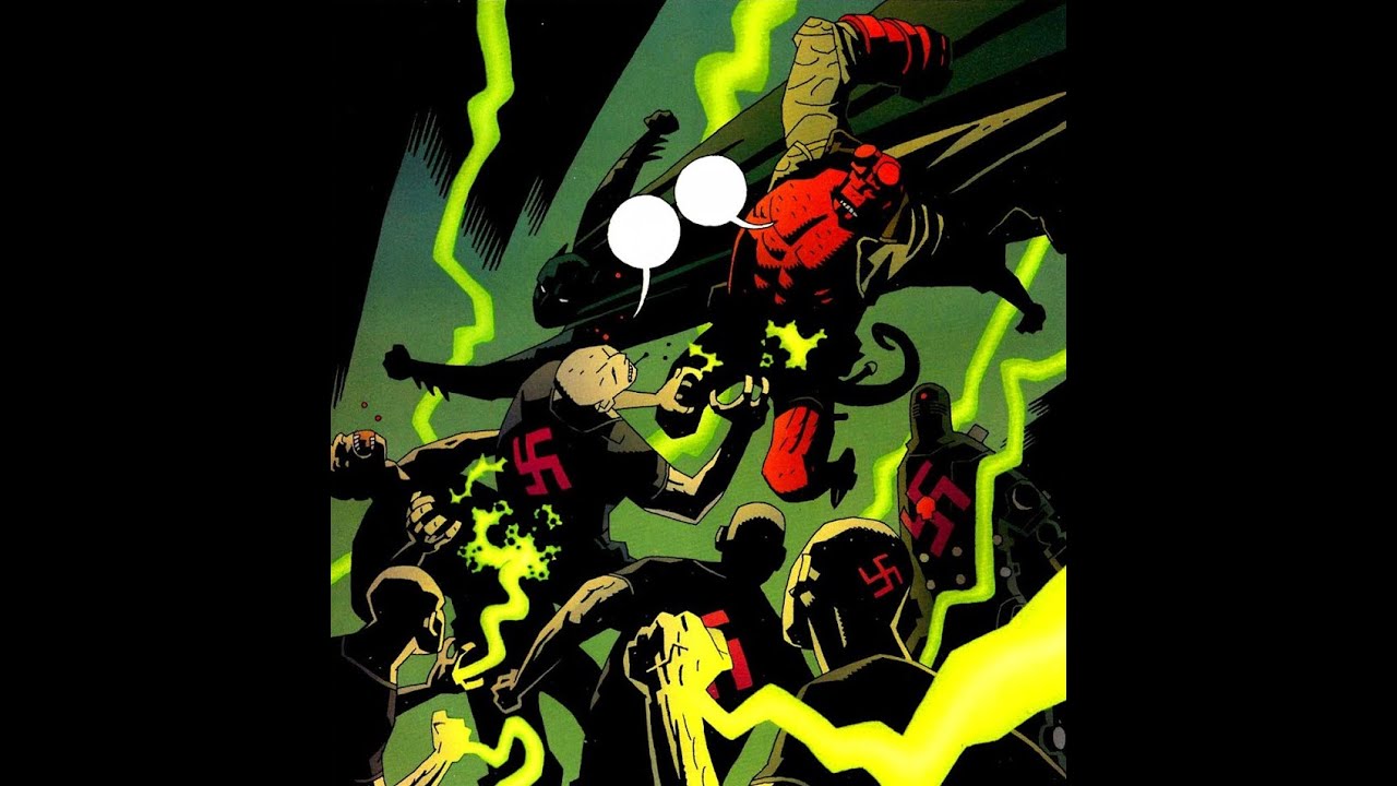 Batman & Hellboy fight Neo-Nazis. - YouTube