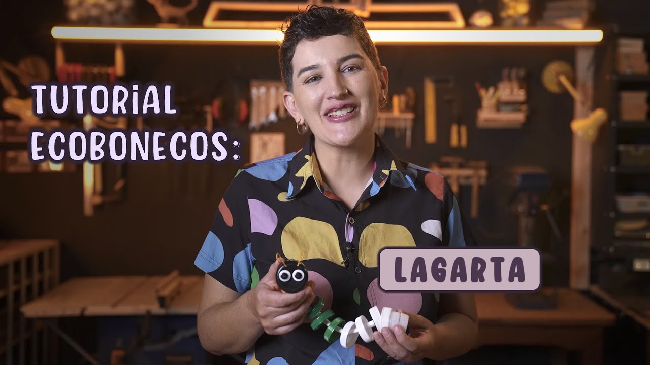 TUTORIAL ECOBONECOS: LAGARTA - YouTube