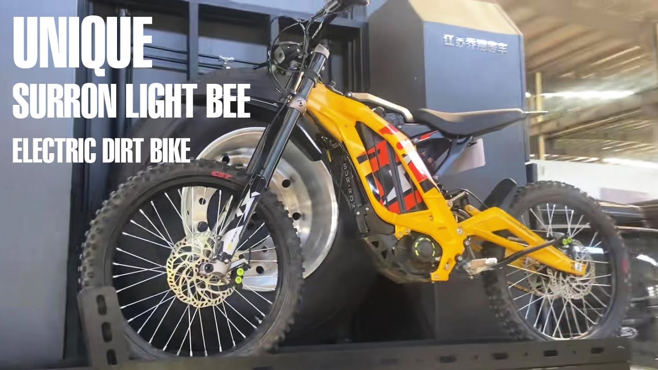 Unique Color Yellow Surron Light Bee 6000W Sur Ron LBX Electric Dirt ...