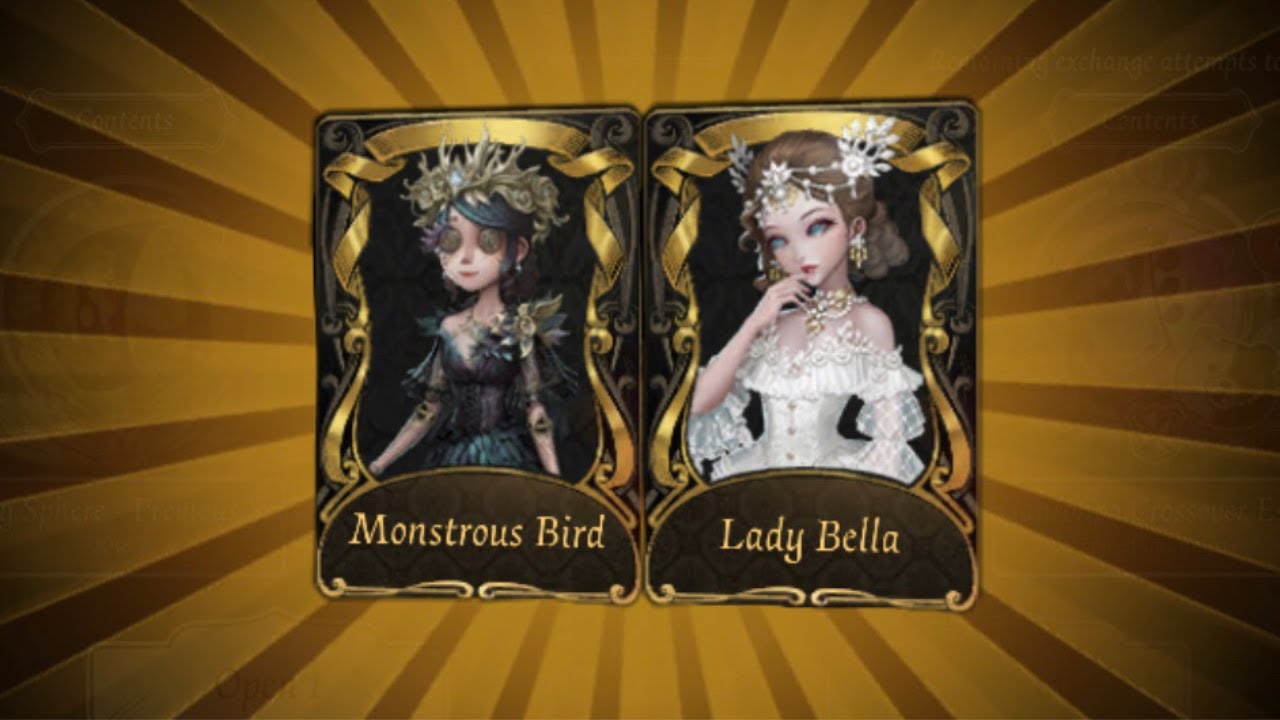 Identity V | THE RETURNED ANNIVERSARY SKINS! | Monstrous Bird + Lady ...