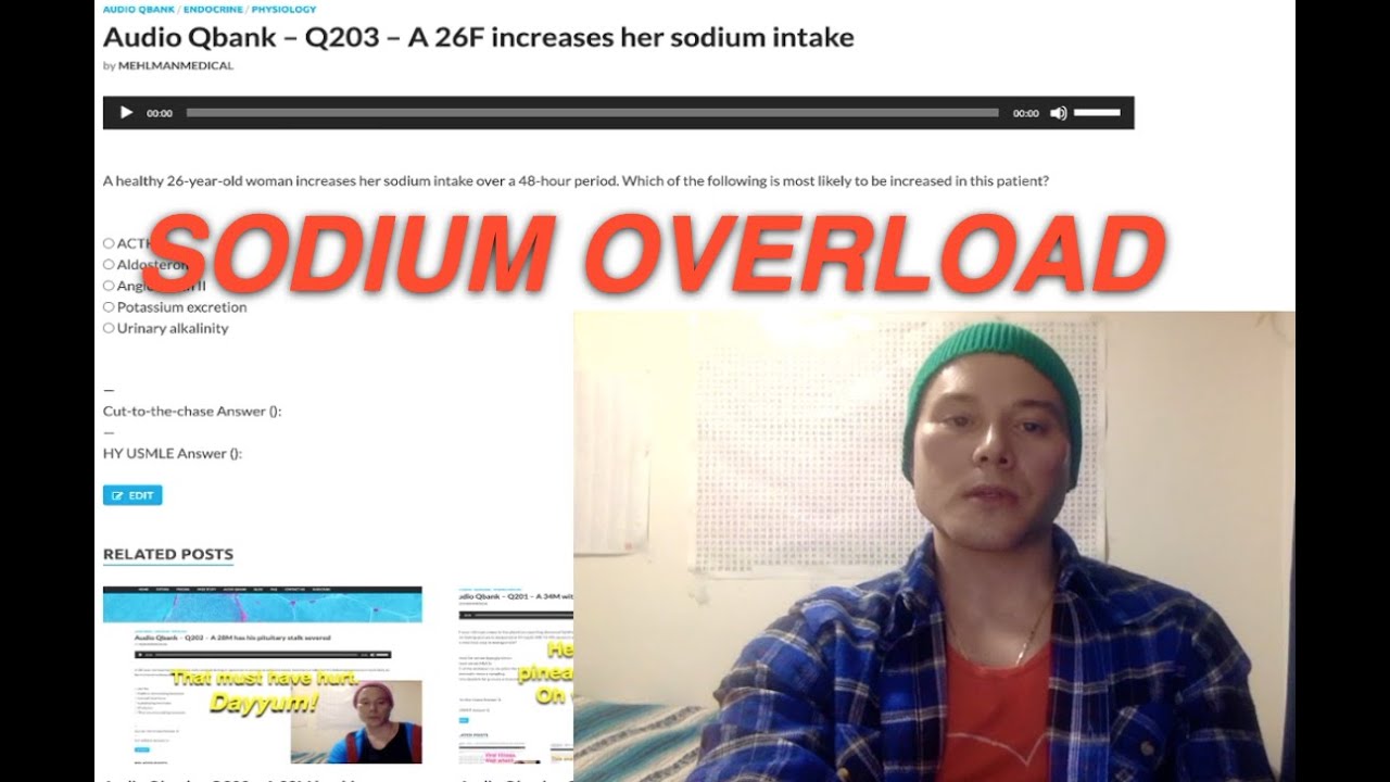 Sodium overload - YouTube
