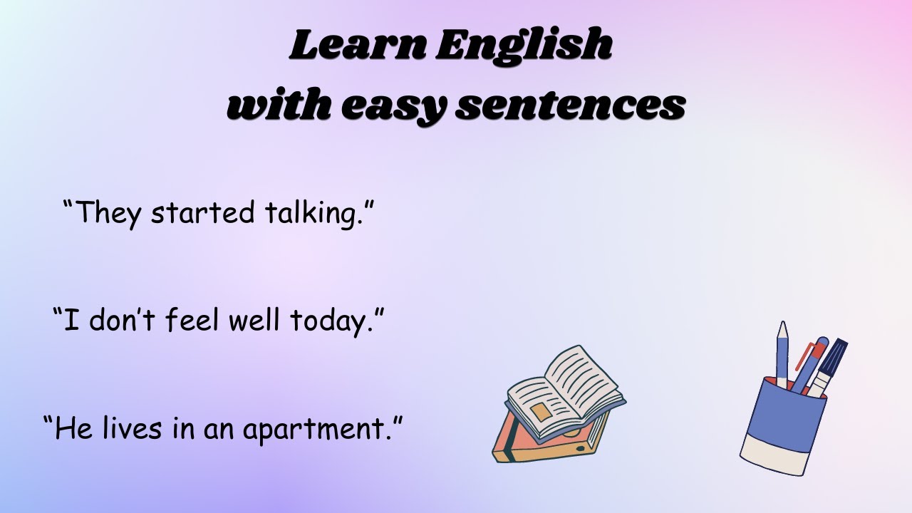 Learning English with Simple Sentences for Beginners #learningenglish # ...
