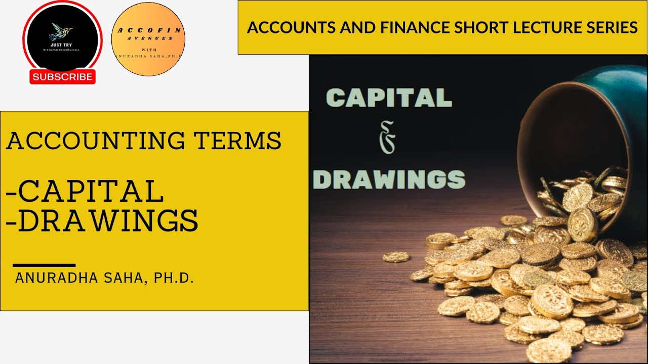Accounting Terms - CAPITAL & DRAWINGS Explained | # ...