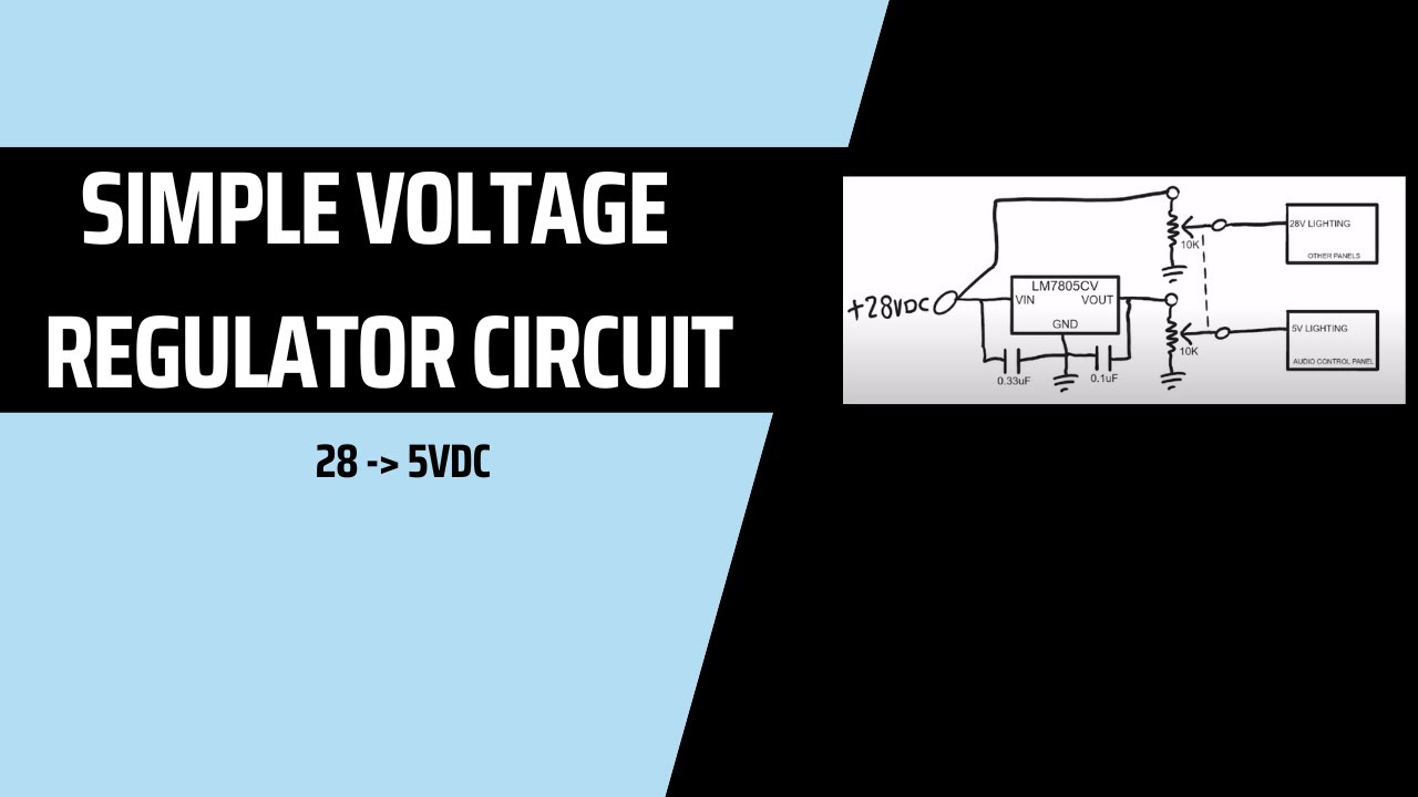 Simple Voltage Regulator Circuit - YouTube