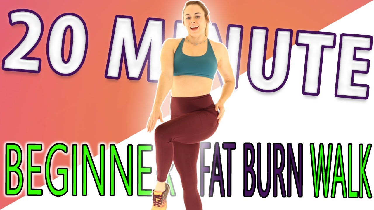 Very Sweaty BELLY FAT BURNING WALKING at HOME Workout for BEGINNERS: 20 ...