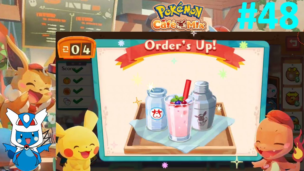 Let's Play Pokemon Cafe Mix: Part 48 - A Moomoo Milkshake [Orders #181 ...