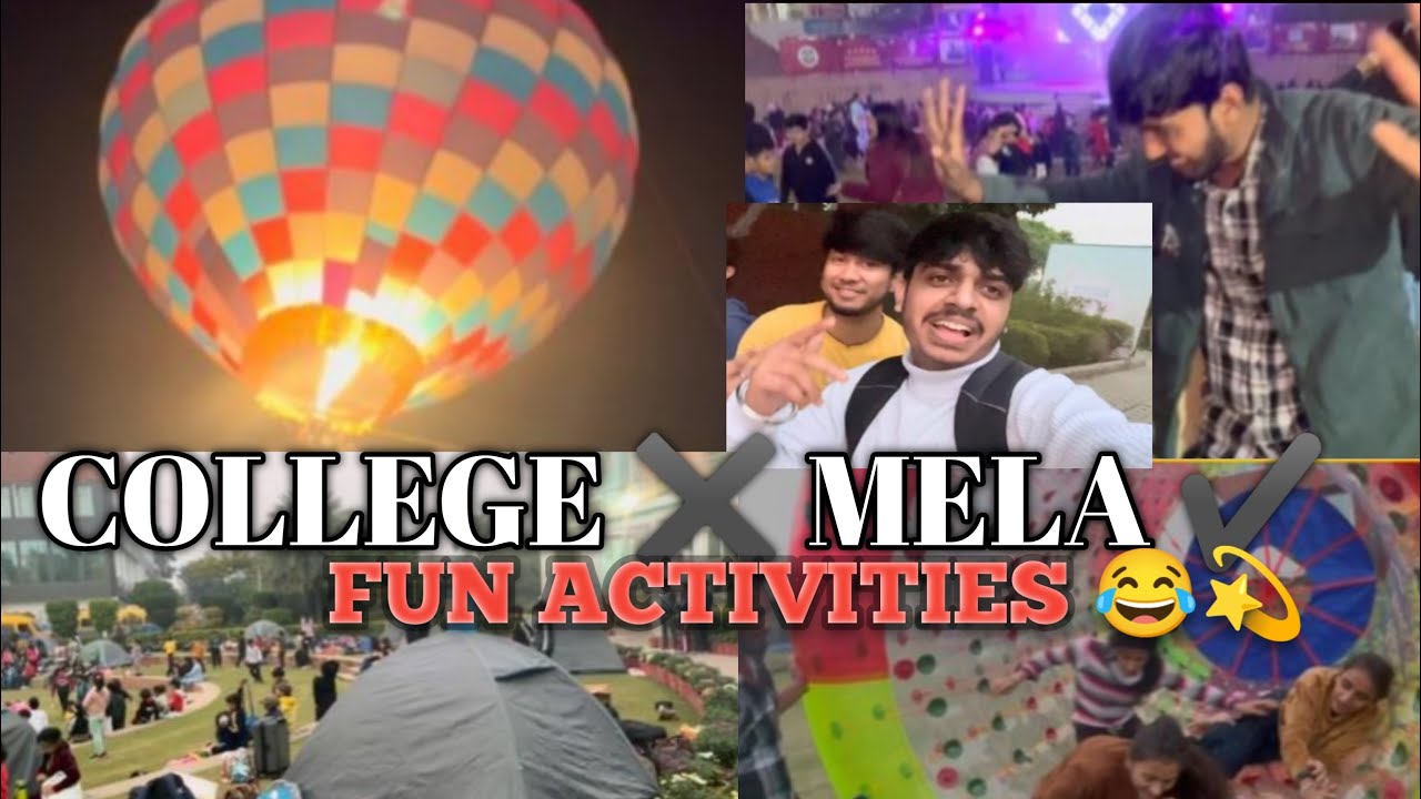 College Me Laga MELA | Fun Activities | MAZA AGYA BHAI 😂😂 | Engineers ...
