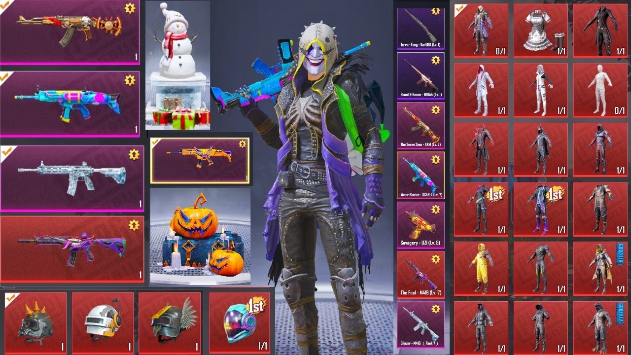 20,00,000 UC | Showing One Of The Best Inventory Of PUBG MOBILE In ...