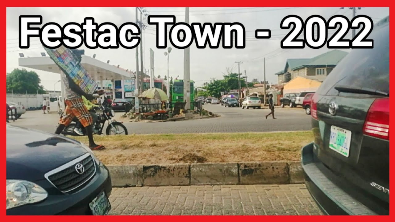 2 minutes drive in Festac Town, Lagos Nigeria 2022 - YouTube