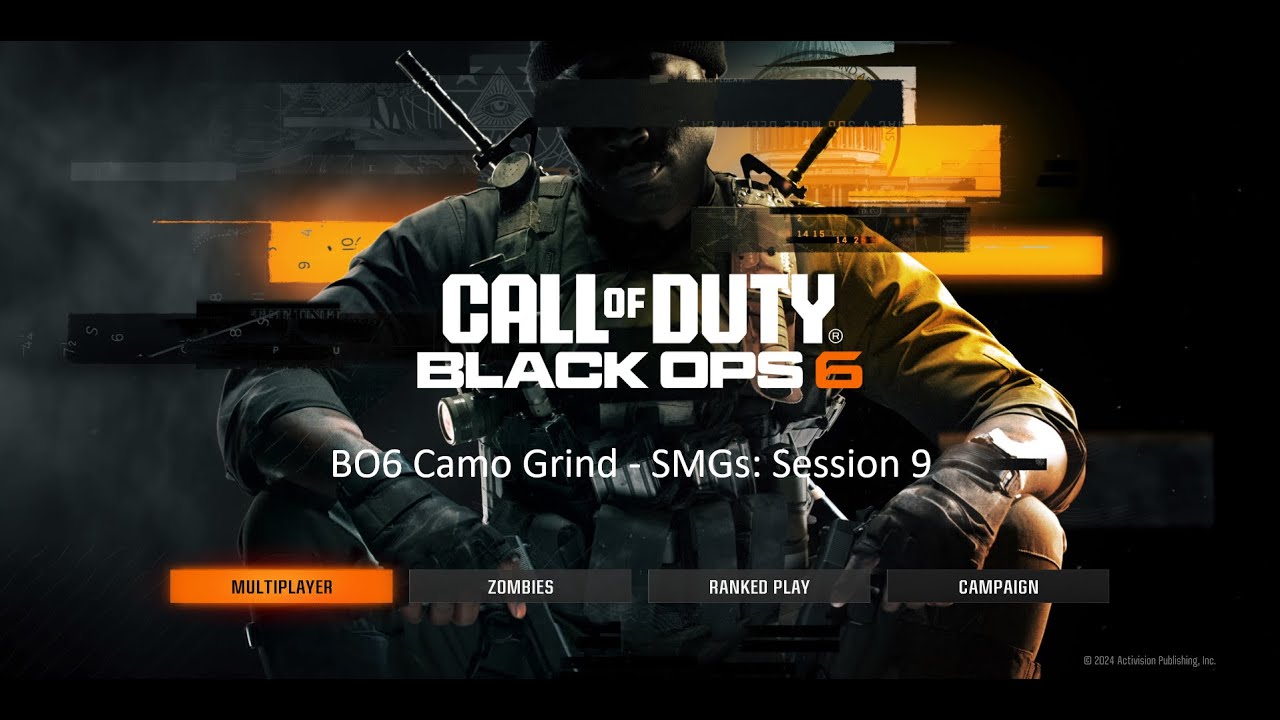BO6 Camo Grind - SMGs: Session 9 - YouTube
