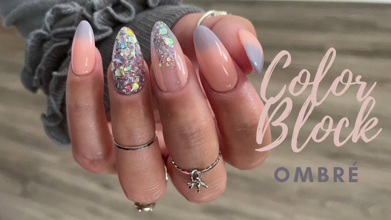 Color Block Glitter Ombré | Vivid Glam Co - YouTube