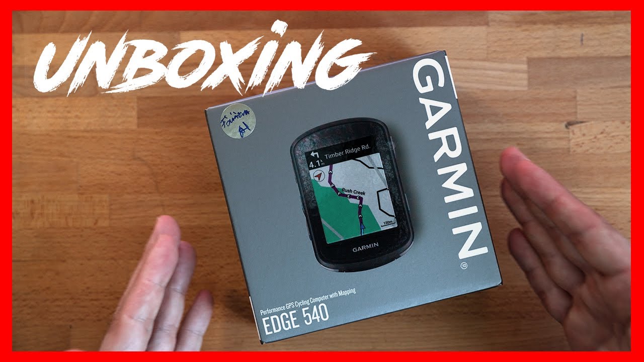 Garmin EDGE 540 - unboxing - kicsomagolás - YouTube