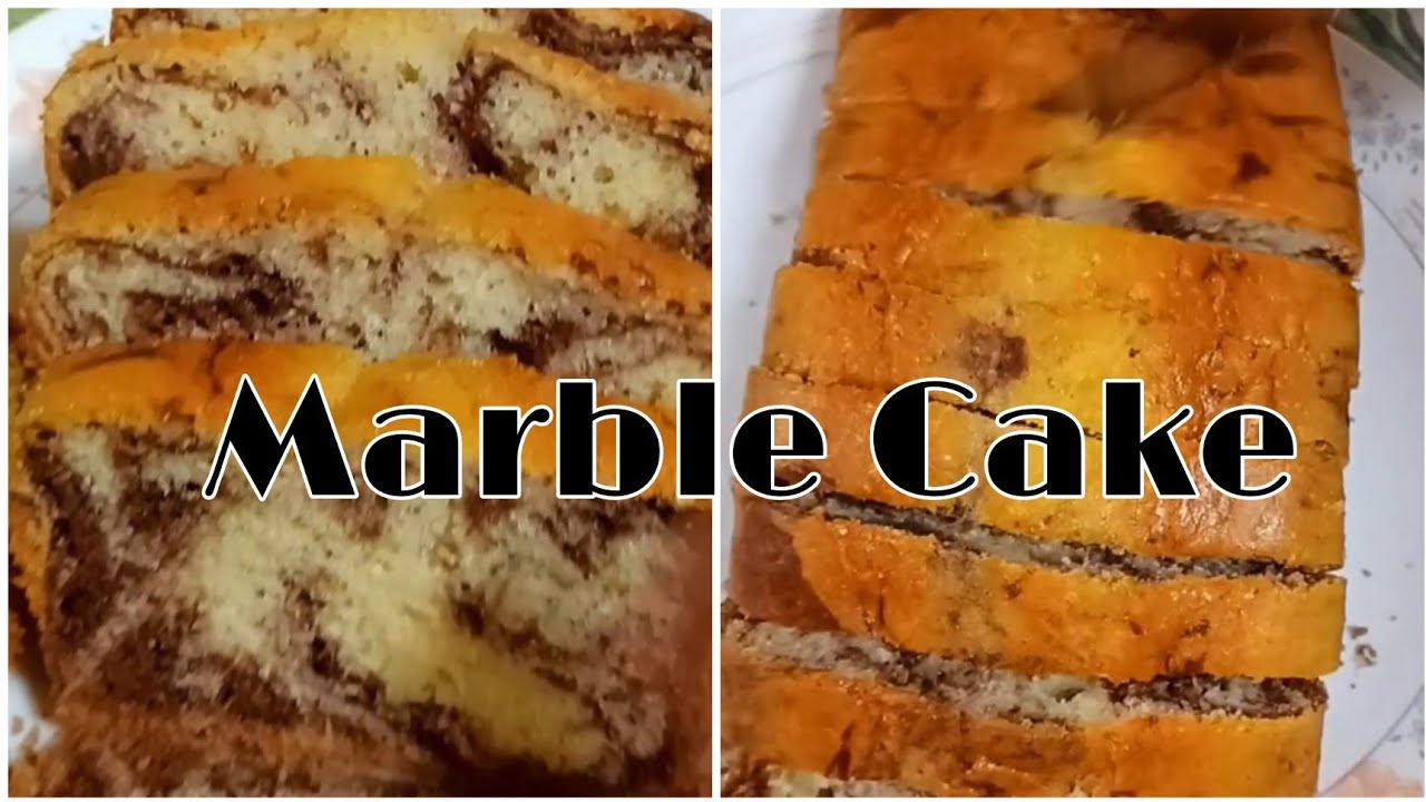 Homemade Chocolate ,Vanilla Marble Cake 😋 - YouTube