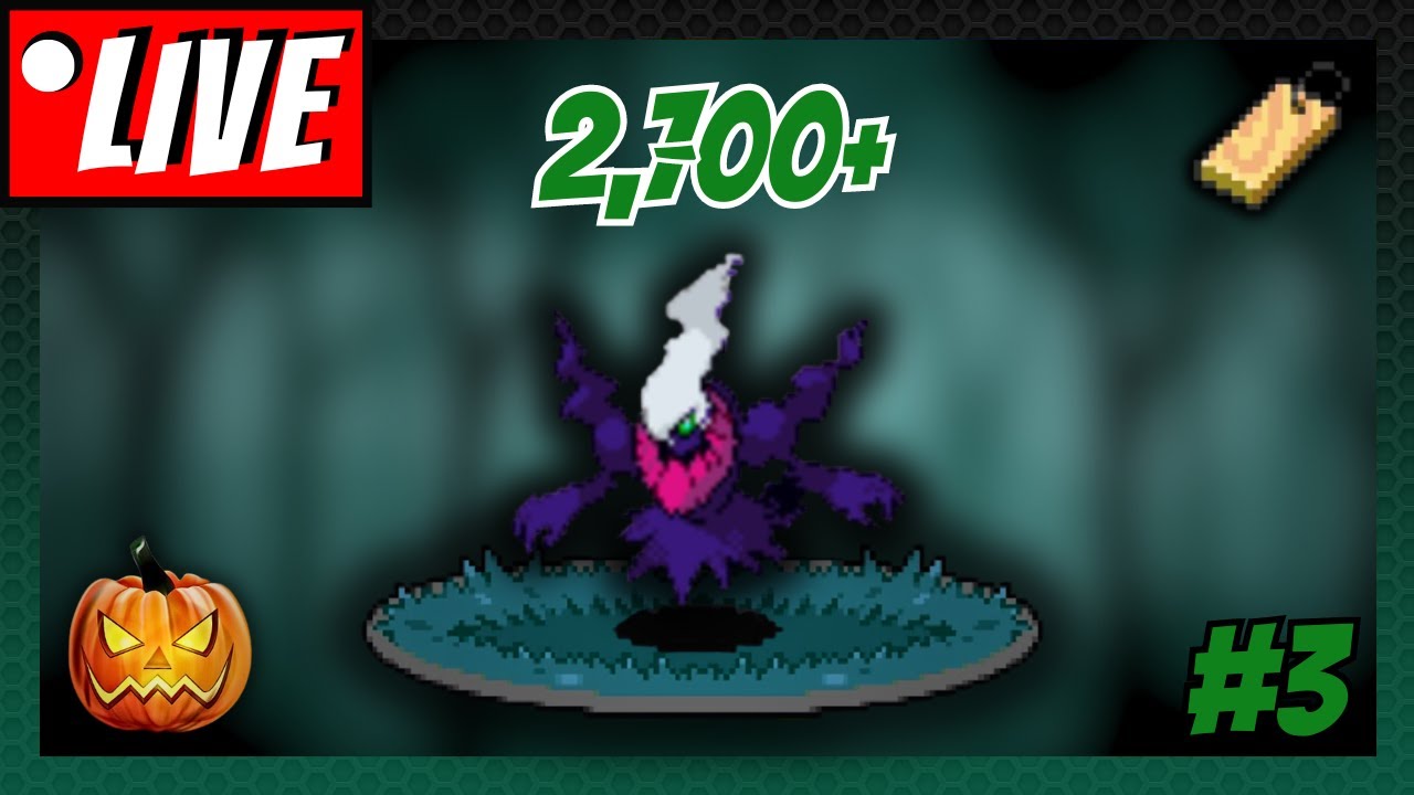 02/10 - LIVE shiny hunting for timid Darkrai in Pokémon Platinum! - YouTube