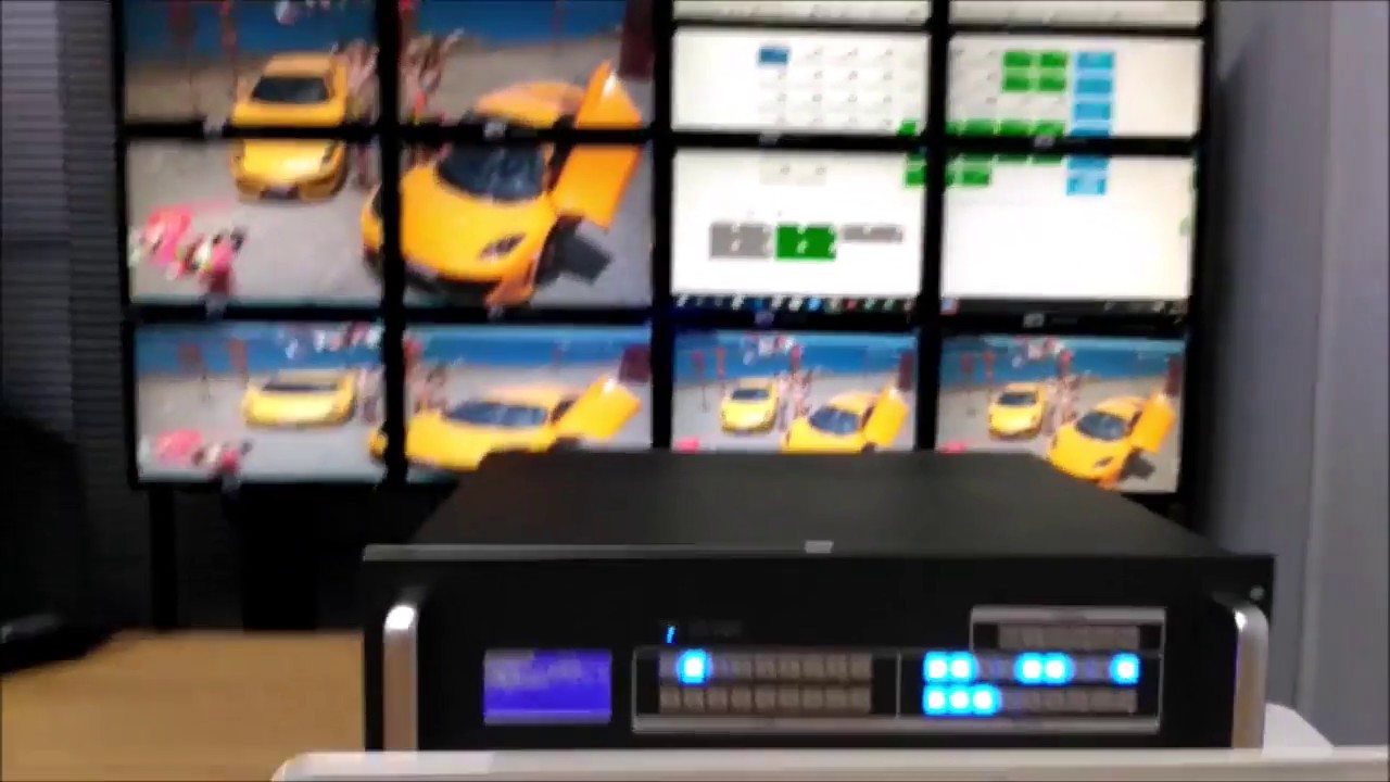 4K60 Modular Matrix Switcher with TV Wall function - YouTube