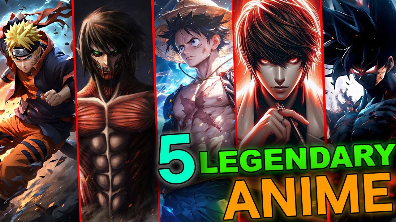 TOP 5 LEGENDARY ANIME SERIES: 10000% Worth To Watch | Explained in ...