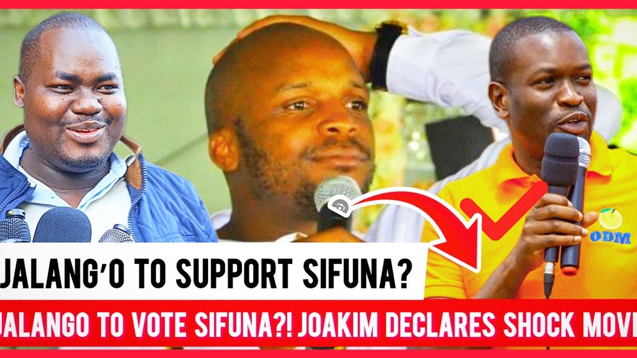 MP Jalang’o Will Vote for Edwin Sifuna — Joakim Simiyu Drops Bombshell ...