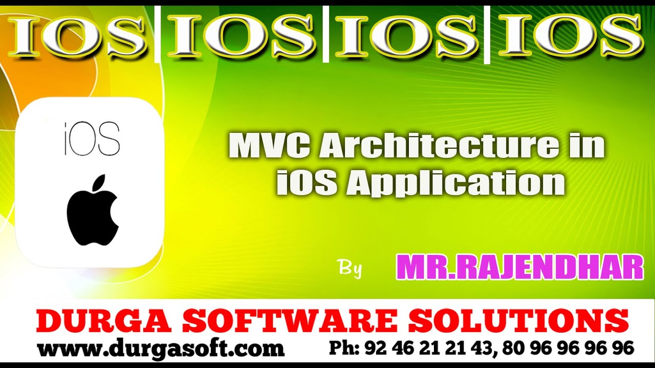 IOS || MVC Architecture in IOS Application - YouTube