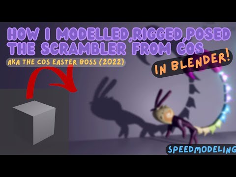 How i modelled CoS Easter Boss 2022 on Blender | Speedmodelling ...