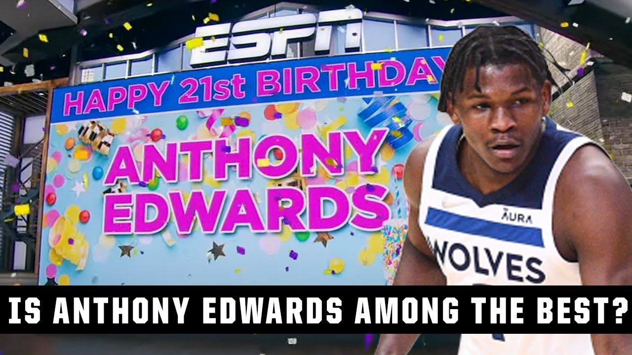 HBD Anthony Edwards 🥳 Loving his confidence - Perk | NBA Today - YouTube