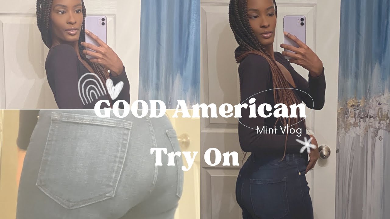 Good American Try On Mini Vlog - YouTube