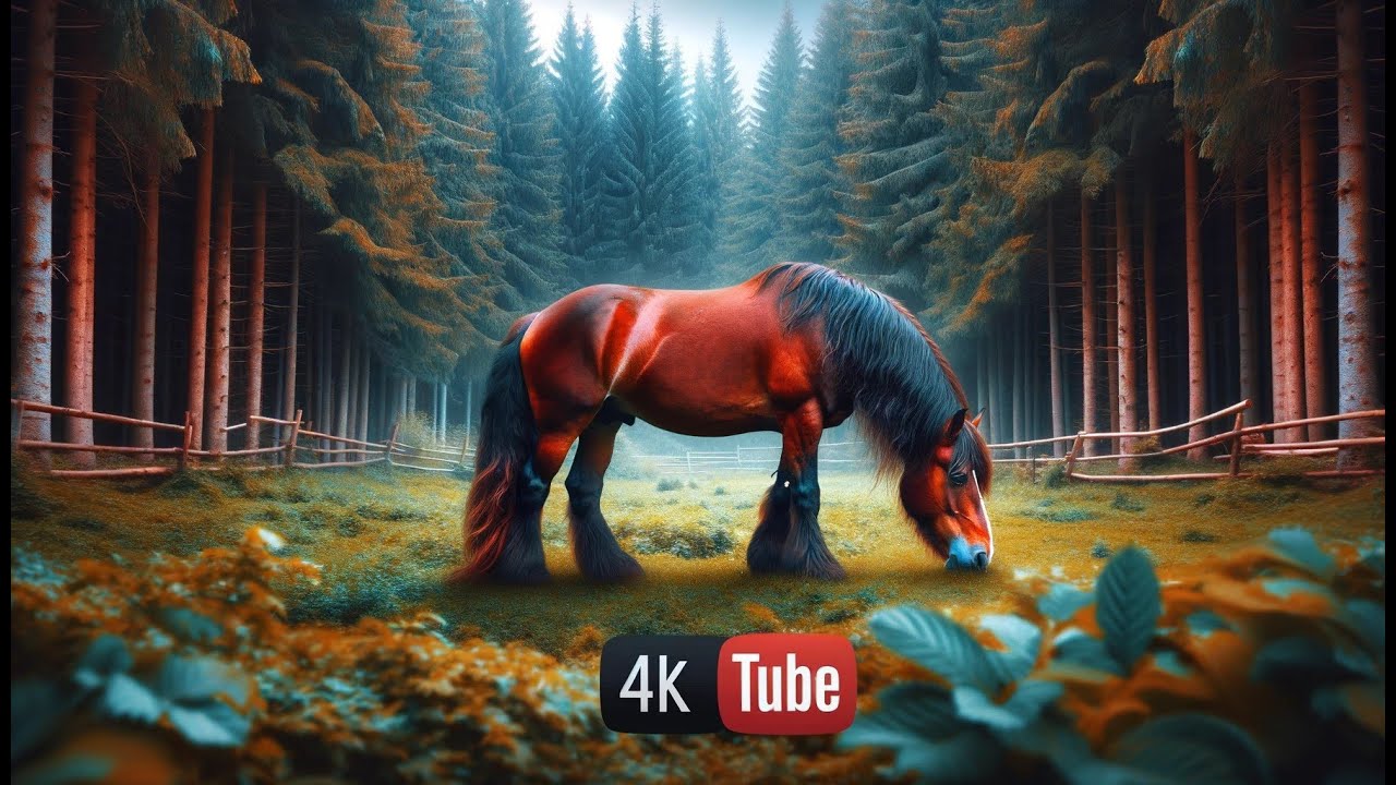 ASMR Mountain Stroll with Calming Horse Companions - YouTube