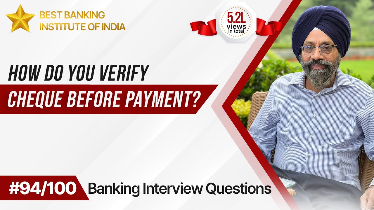 How do you verify cheque before payment? Best Answer For Banking ...