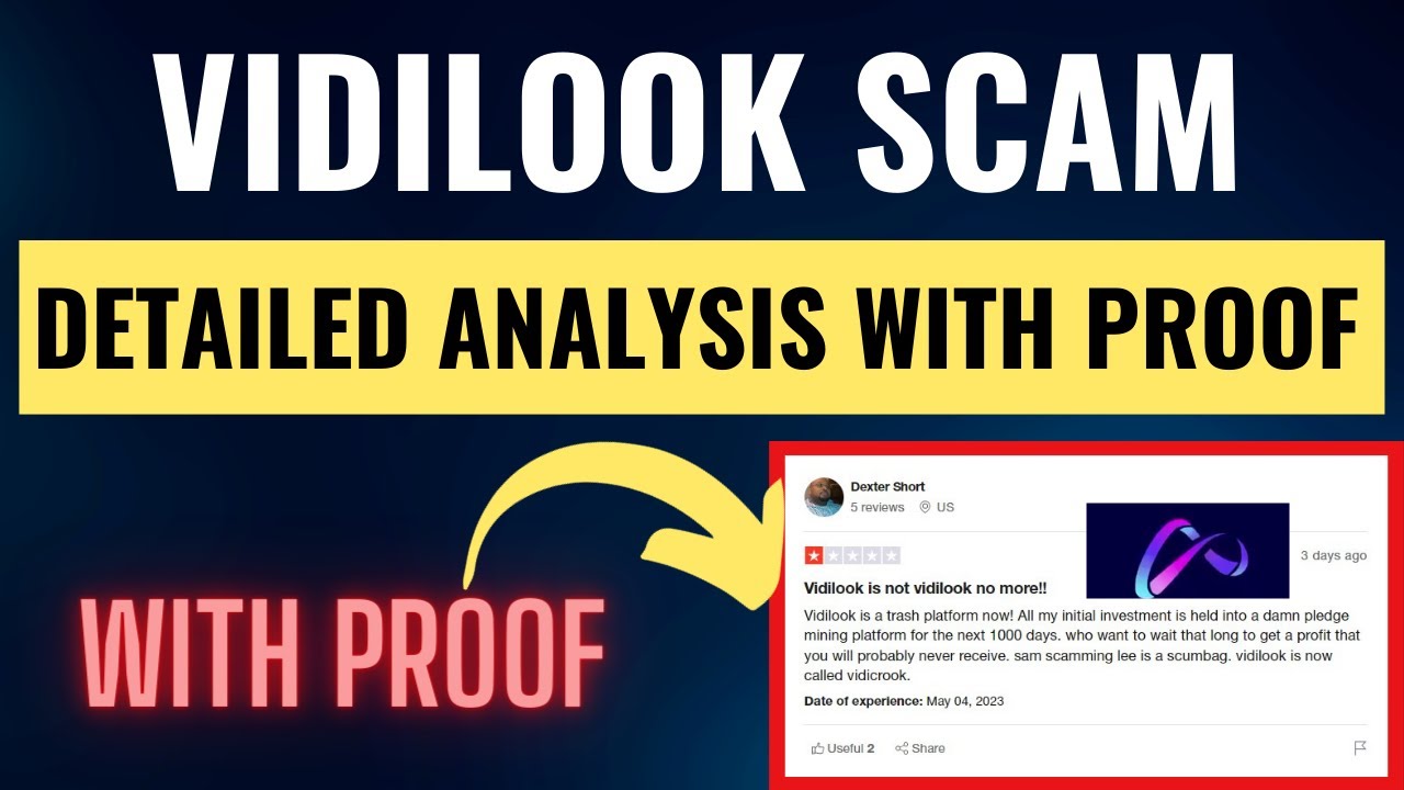VidiLook SCAM | Detailed Analysis | Everything You need to know with ...