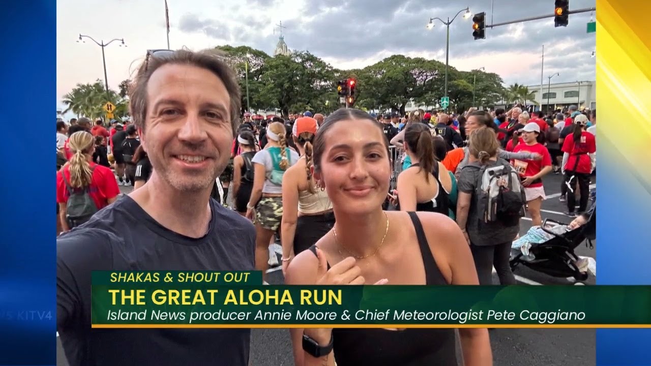 Shakas & Shout Outs: Great Aloha Run Finishers - YouTube