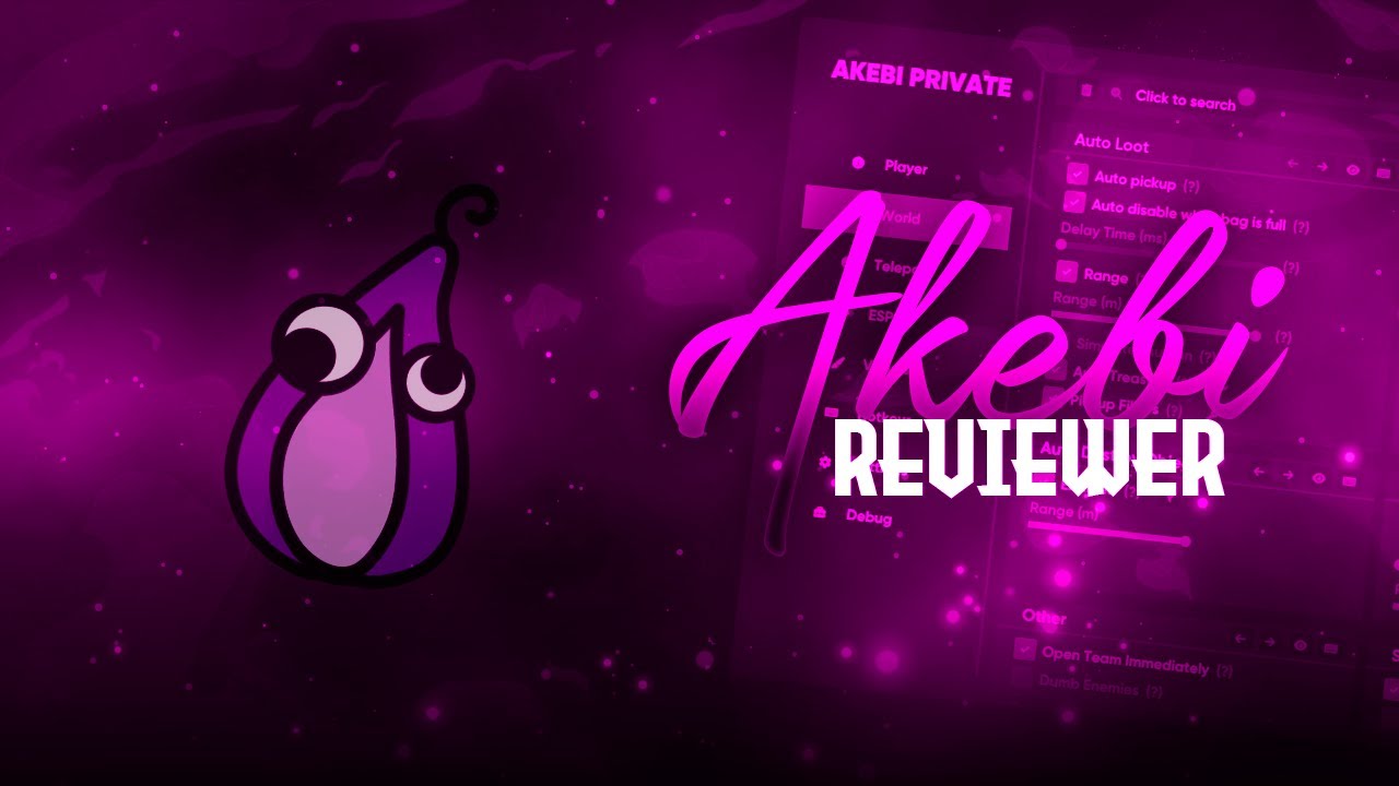 AKEBI REVIEWER | O MELHOR CHEAT PARA GENSHIN IMPACT - YouTube